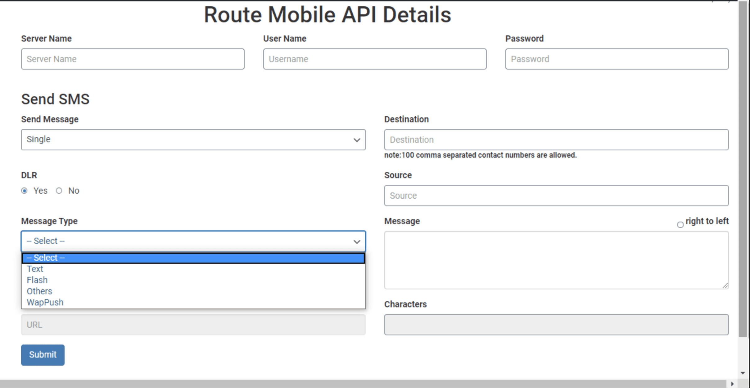 GitHub - common-repository/quick-sms-by-route-mobile: Mirror of WordPress.org plugin: quick-sms ...